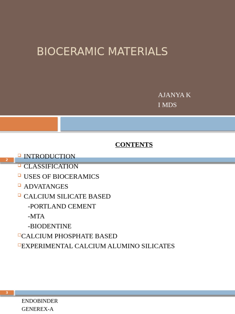 Bioceramic Materials | PDF