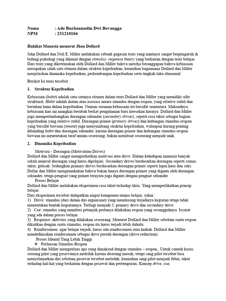 Tugas Rangkuman Pendidikan Karakter | PDF