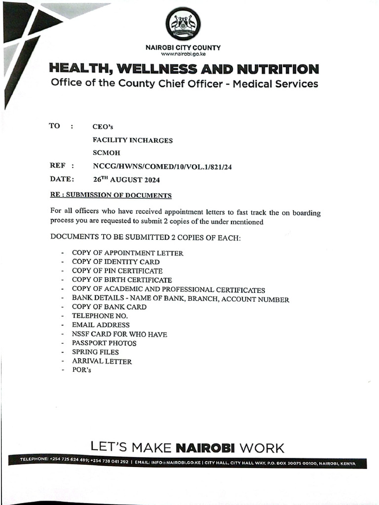 Submission Of Documents Pdf