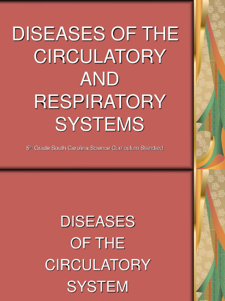 Diseases in Respiratory and Circulatory System | PDF