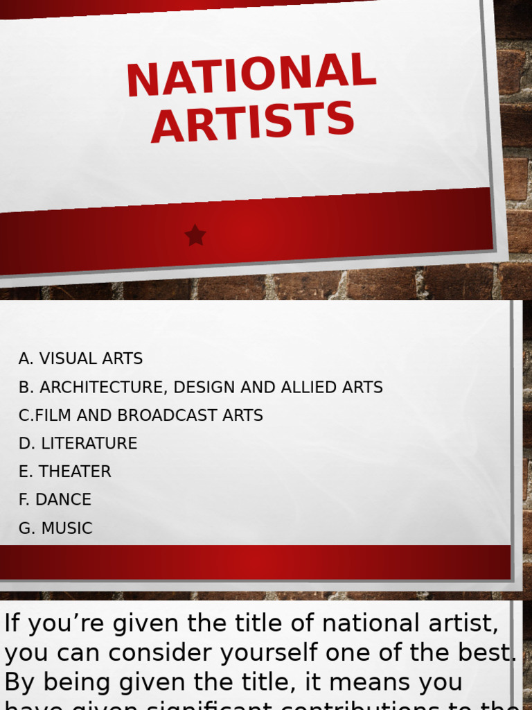 National Artist | PDF