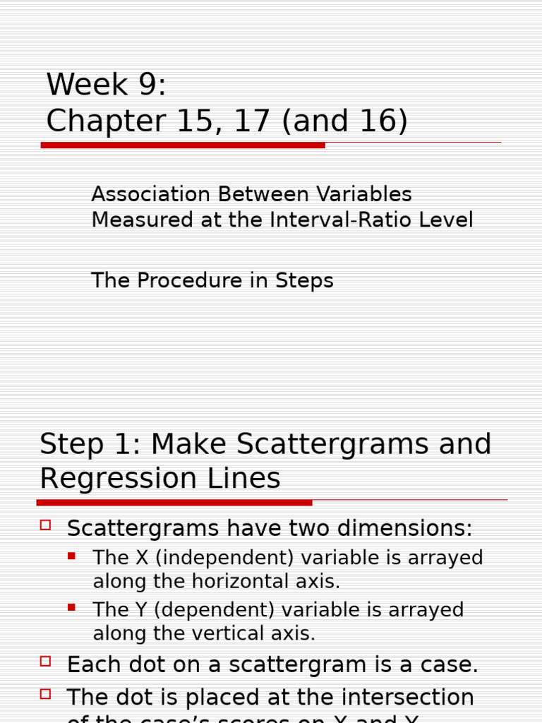 Handout Week 9 Procedure Ir Var | PDF | Scatter Plot | Linear Regression