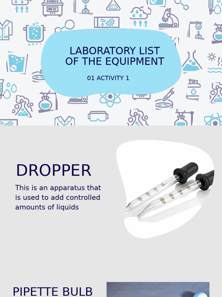 Blue Illustrated Laboratory Presentation | PDF