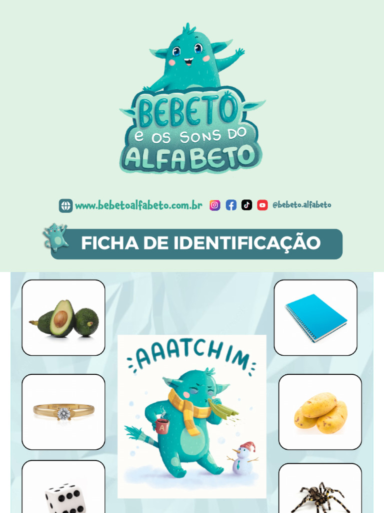 Sons Da Letras Fichas Da Hanna | PDF