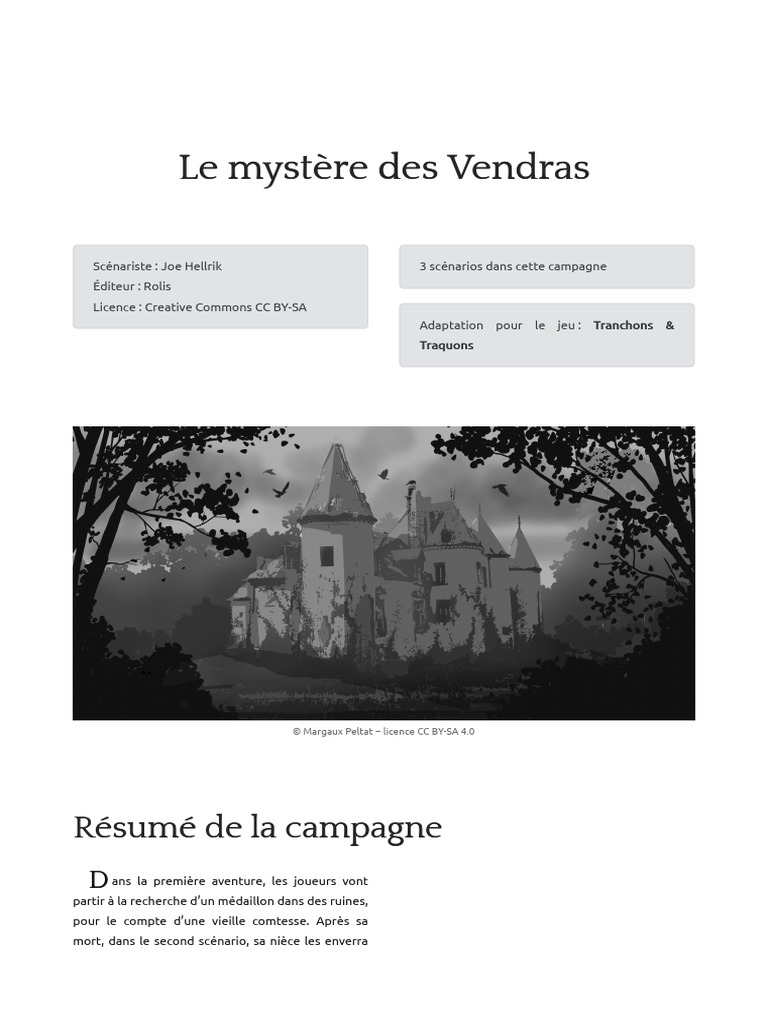 Mystère Des Vendras | PDF