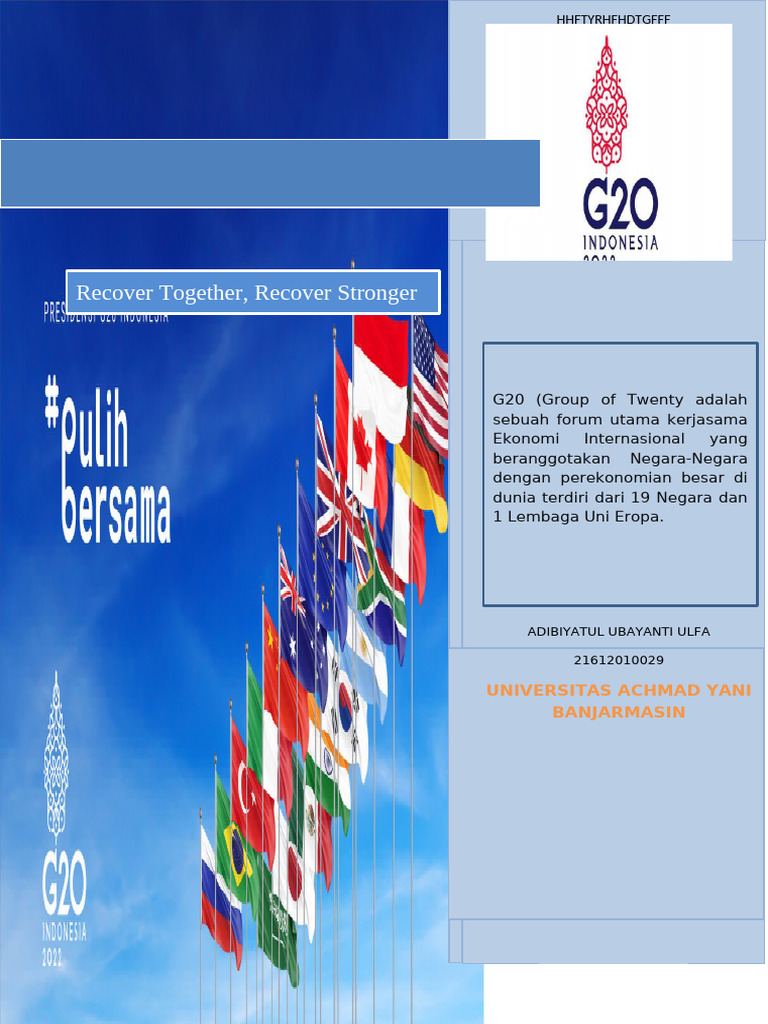 KTT G20 Bali | PDF