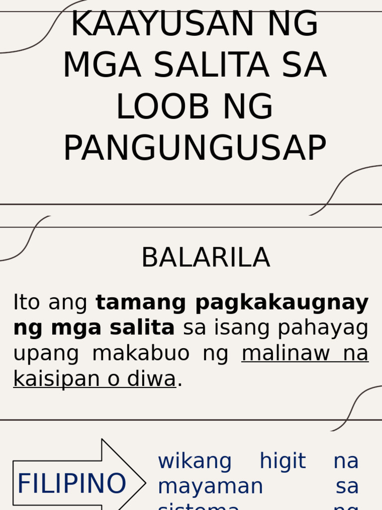 BALARILA Grade 10 | PDF