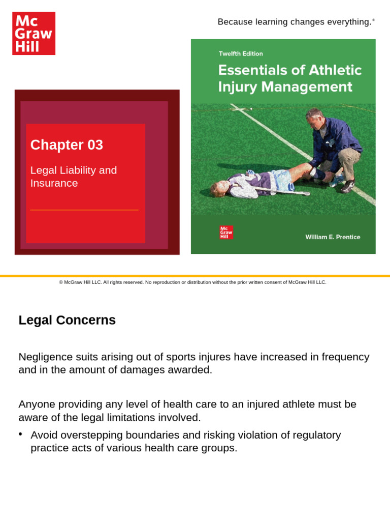 Chapter 3 Legal Concerns, Insurance, and Third-Party Reimbursement | PDF