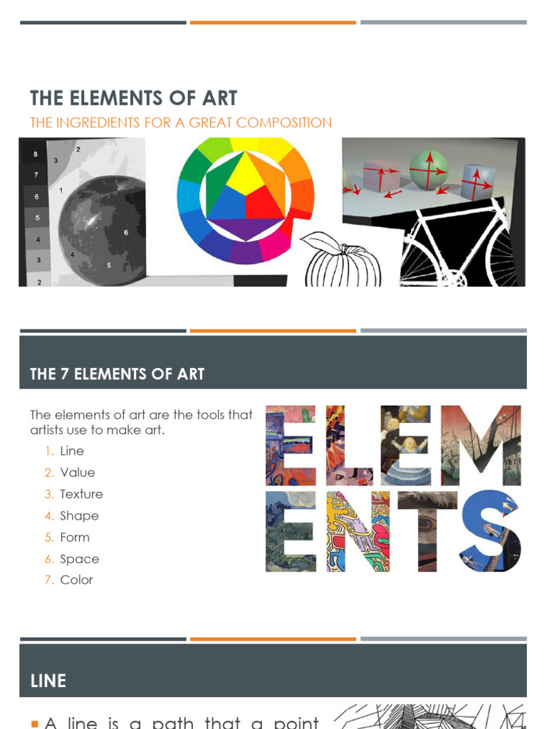 Understanding the 7 Elements of Art | PDF | Color | Composition (Visual ...