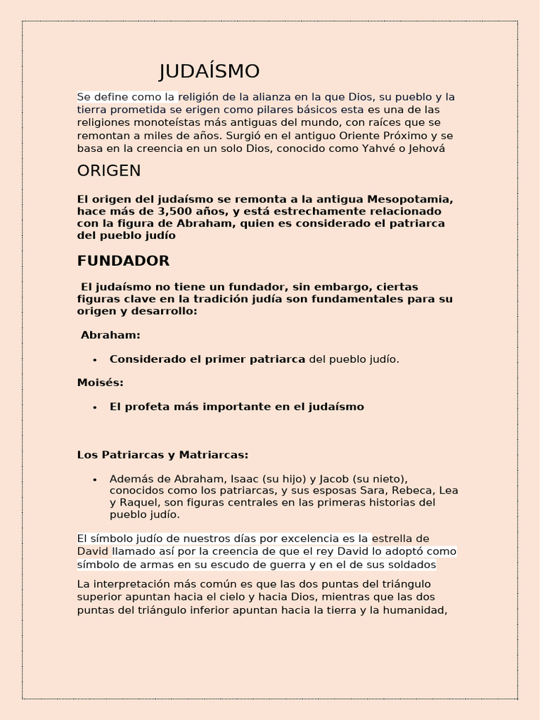 JUDAÍSMO | PDF