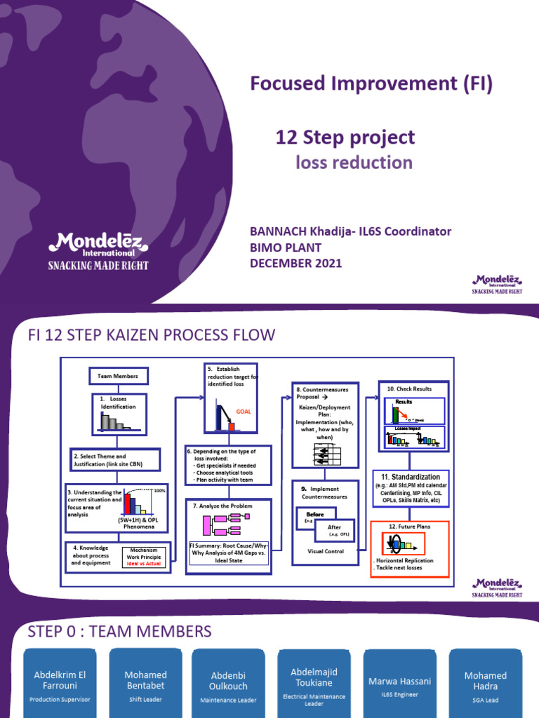 Fi 12 Step Kaizen Loss Reduction | PDF