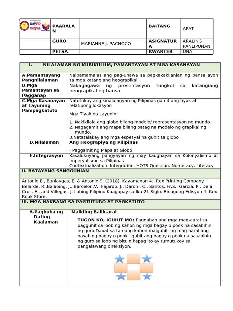 MATATAG LP Final | PDF