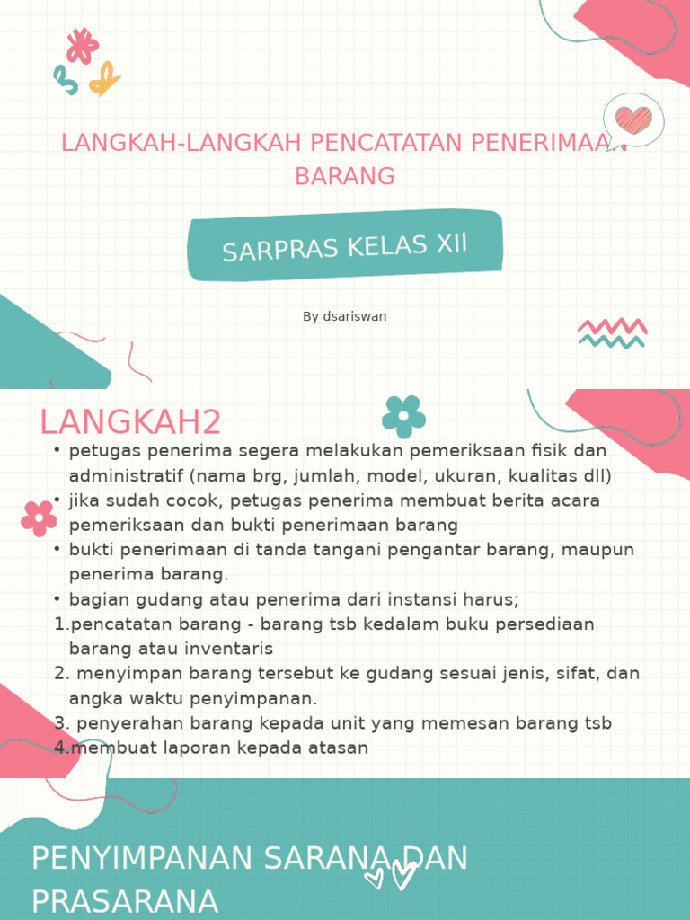 Langkah-Langkah Pencatatan Penerimaan Barang | PDF