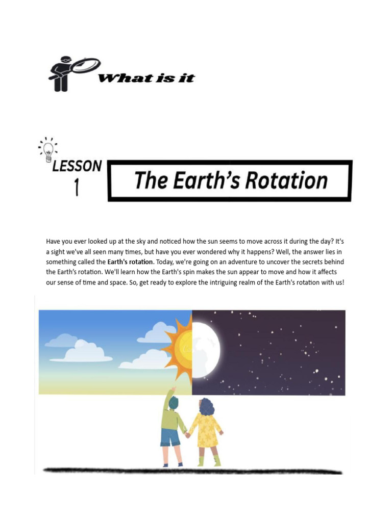 Earths Rotation | PDF