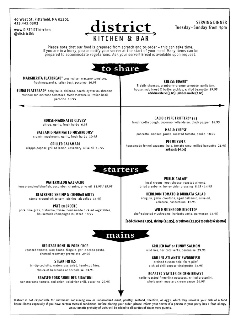 District Menu 3 | PDF