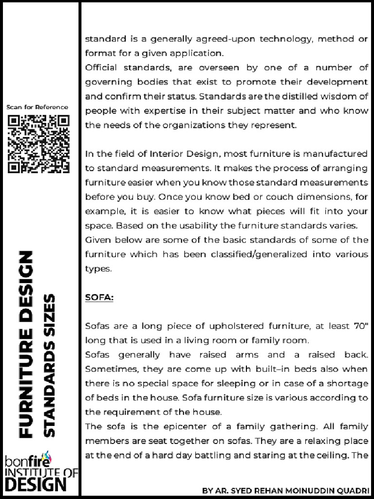 Furniture Standards | PDF