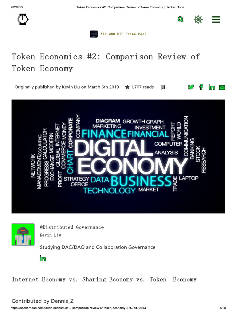 Token Economics #2 Comparison Review of Token Economy | PDF