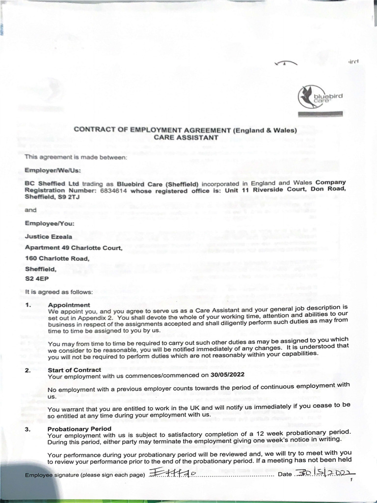 Employment Letter - Compressed | PDF