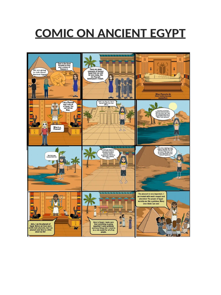 Comic On Ancient Egypt | PDF