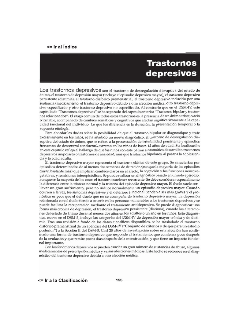 DSM-5 - Depresion y Ansiedad | PDF
