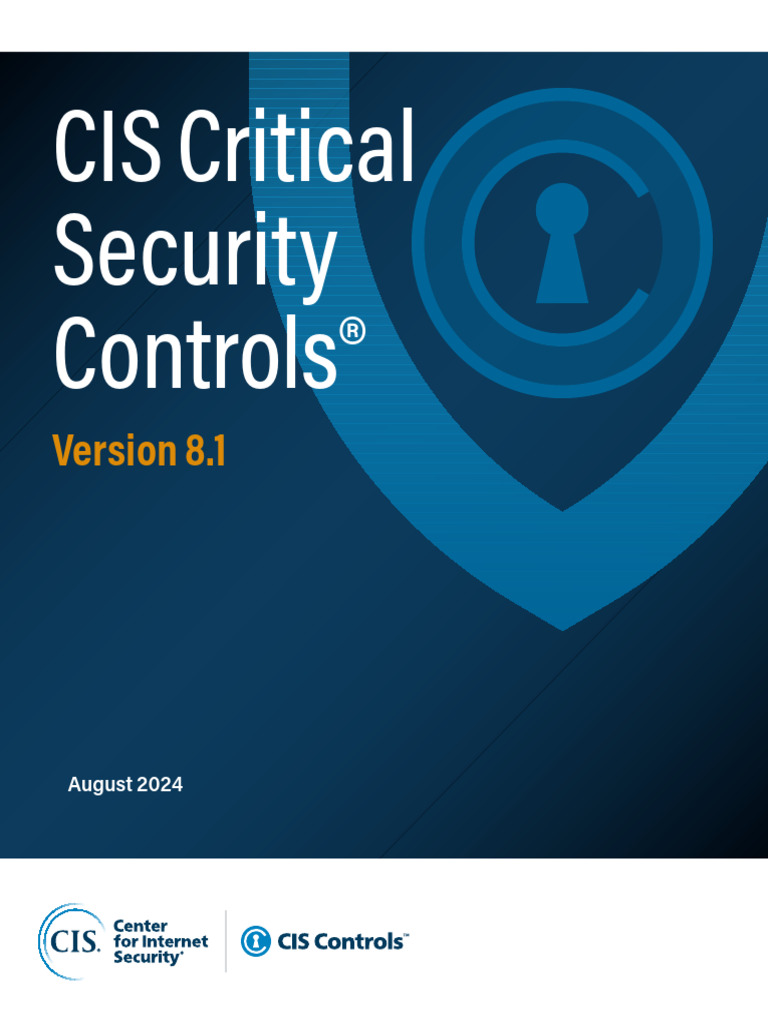 CIS Controls v8.1 Guide 2024 0801 | PDF