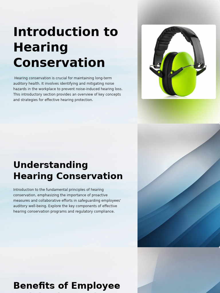 Introduction to Hearing Conservation | PDF
