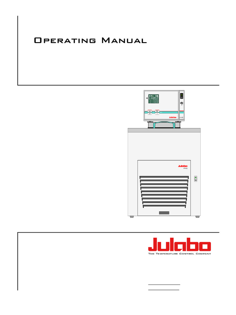 JULABO FP45-HE User Manual | PDF