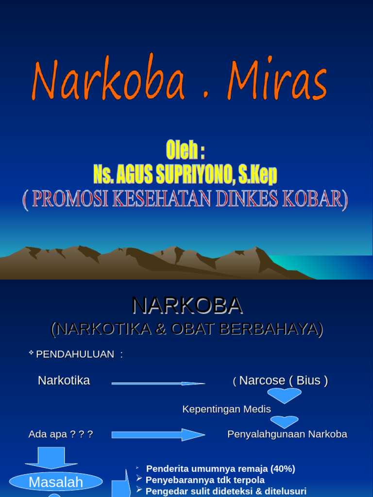 HIV, Narkoba Dan Miras | PDF