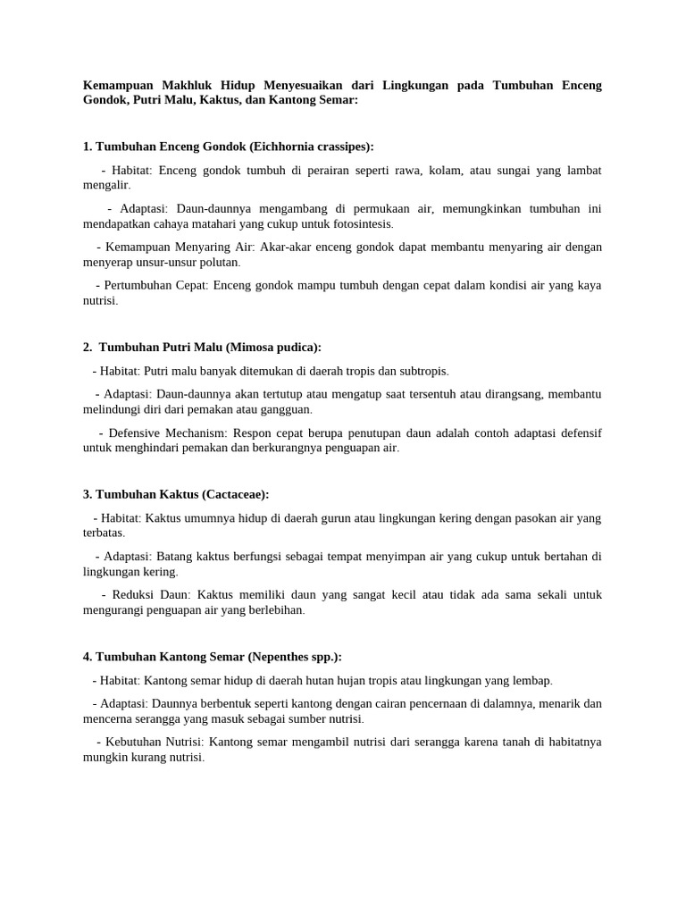 Materi Ipa Tema 2 Kelas 6 | PDF