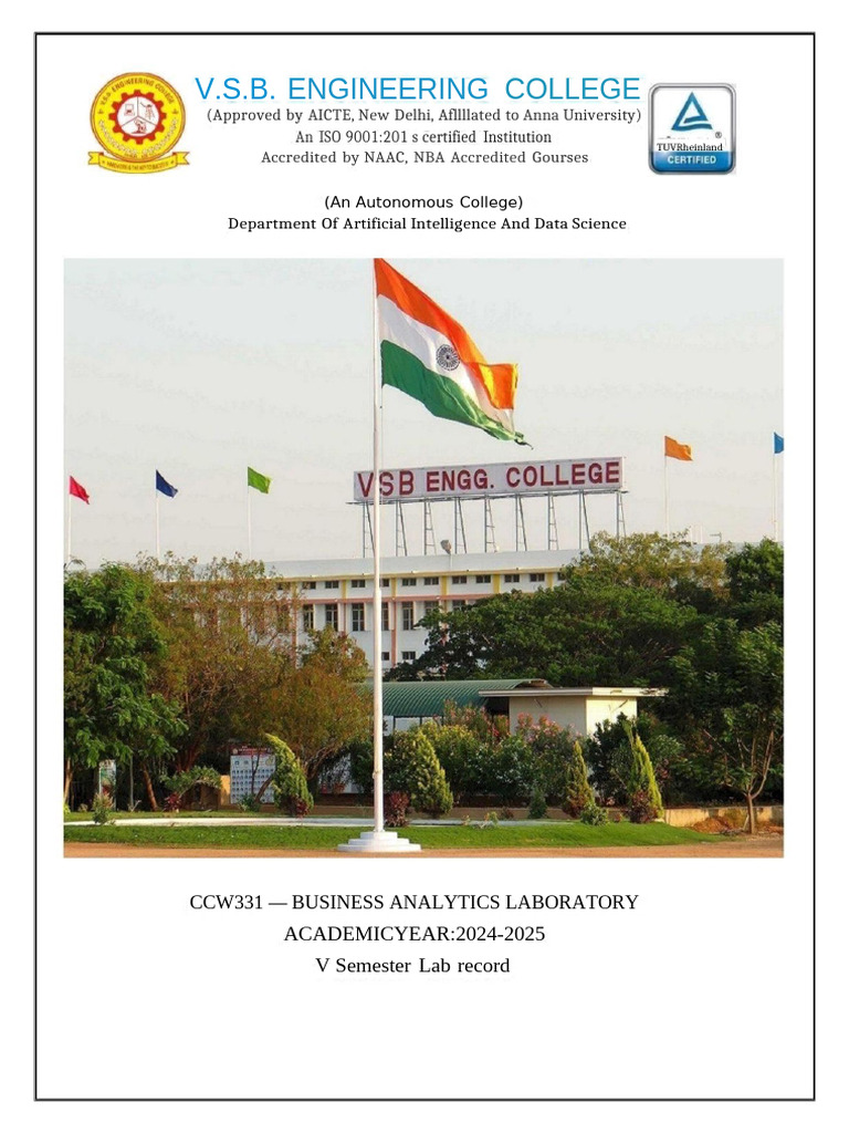 BA LAB Final (1) | PDF