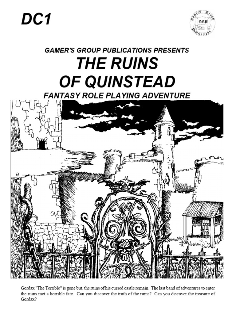 DC1 The Ruins of Quinstead (OSR) | PDF | Dwarf (Dungeons & Dragons ...