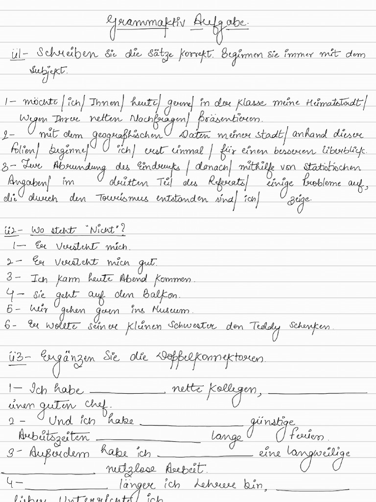 Grammatik Test - 240804 - 135133 | PDF