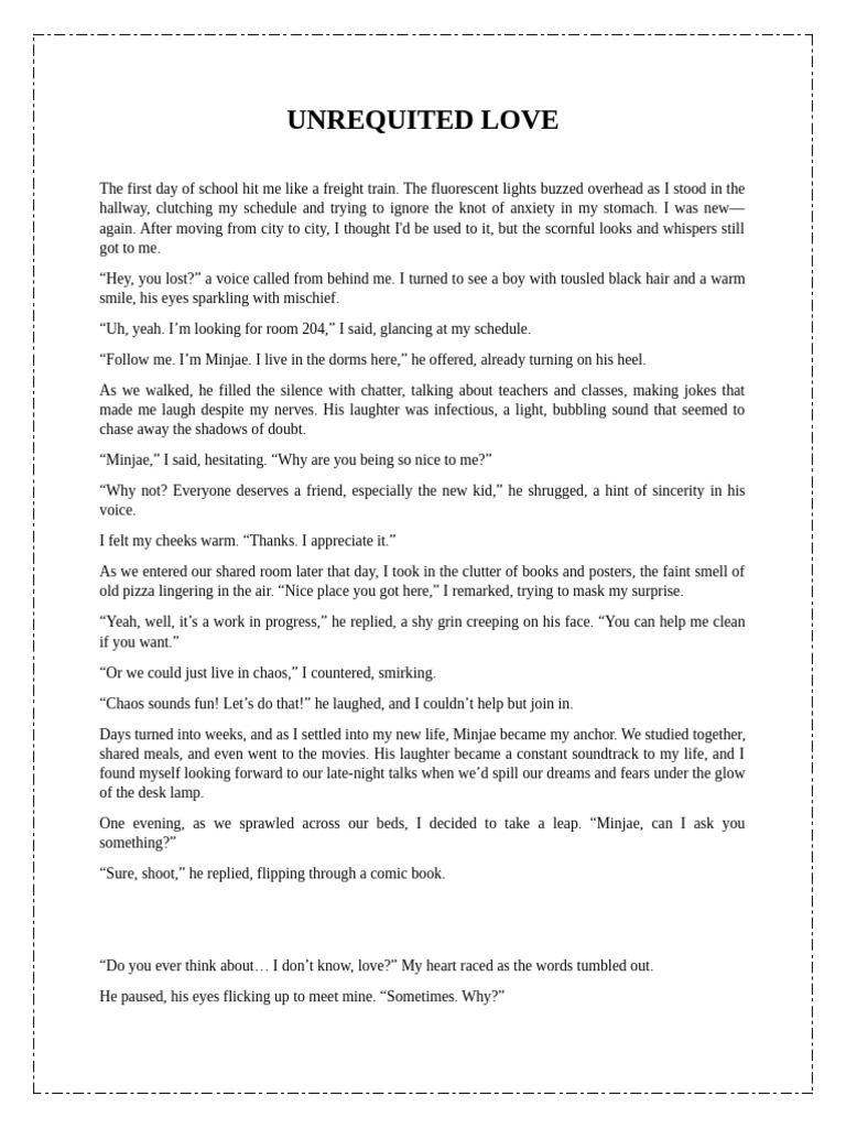 Unrequited Love | PDF