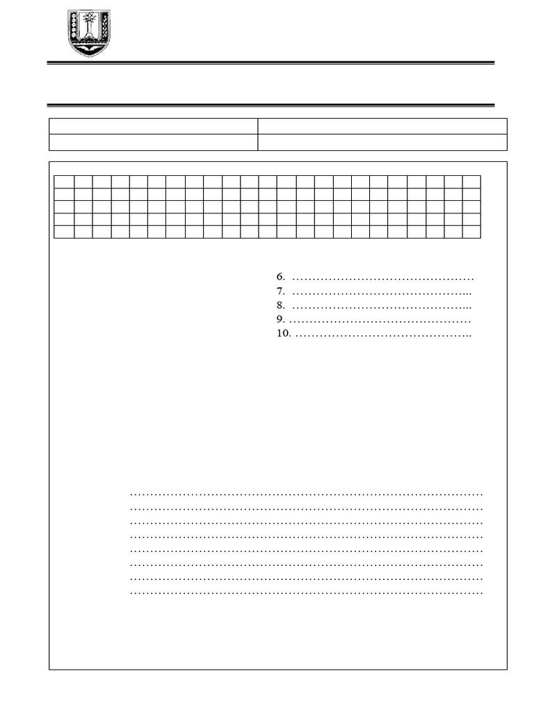 LEMBAR JAWABAN BI Bab 7 (55x) | PDF