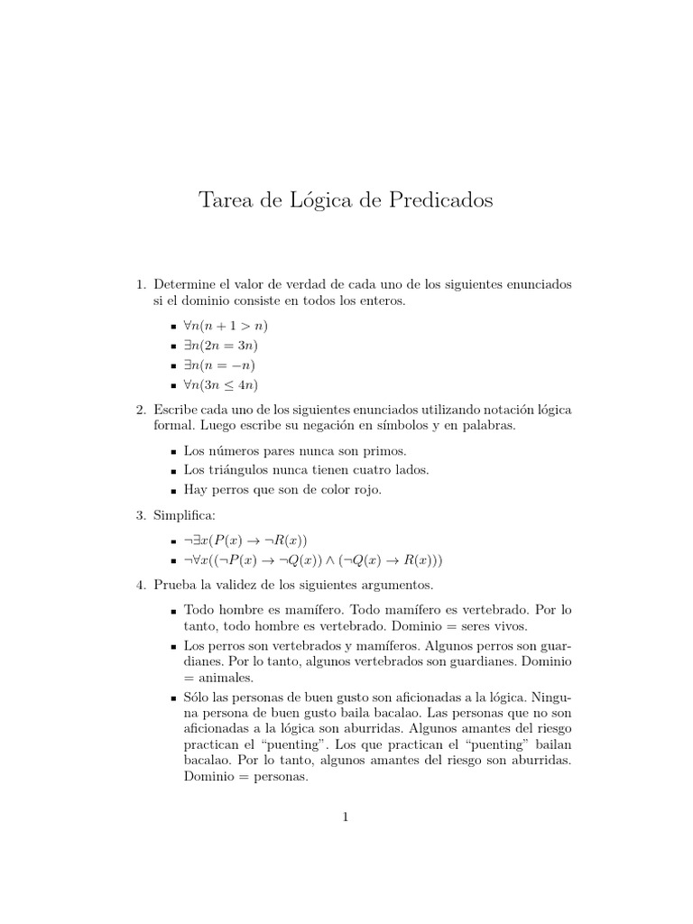 discretas___tarea_predicados | PDF discretas___tarea_predicados | PDF