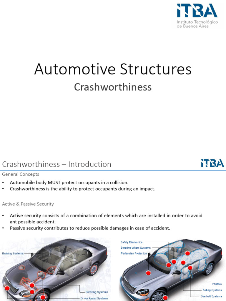 Automotive Structures: Crashworthiness | PDF