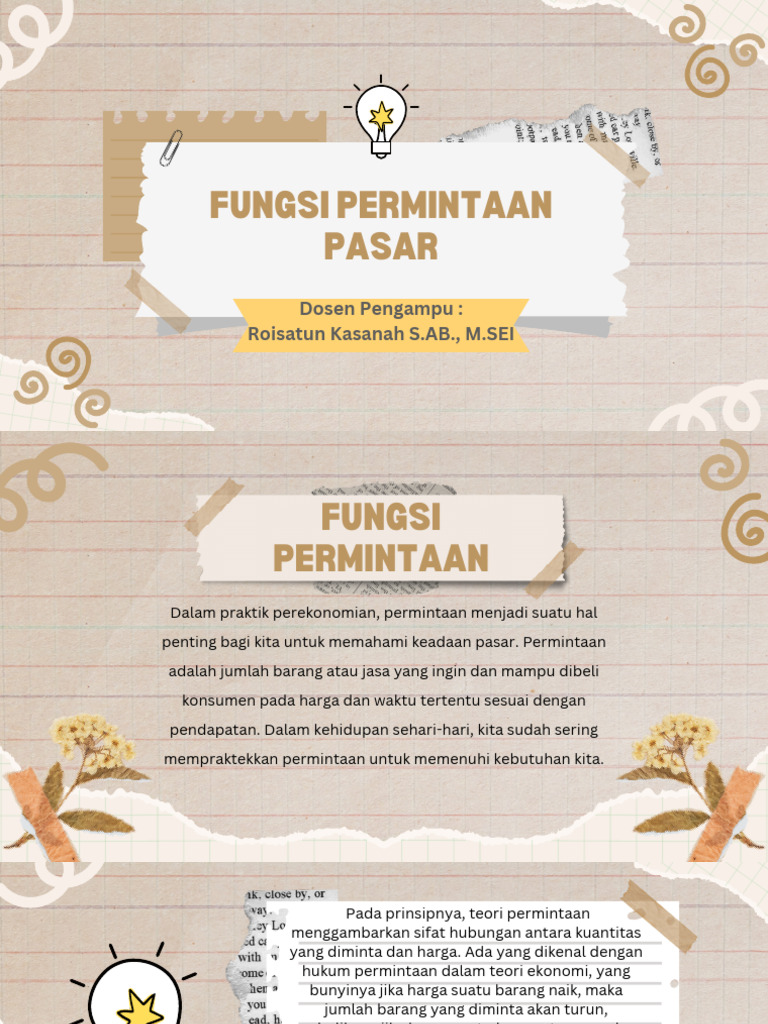 Pastel Colour Paper Scrapbook Brainstorm Presentation | PDF