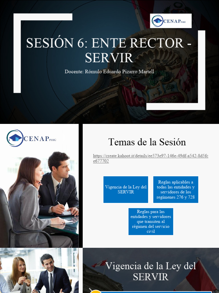 Sesion 6 Entre Rector - Servir | PDF