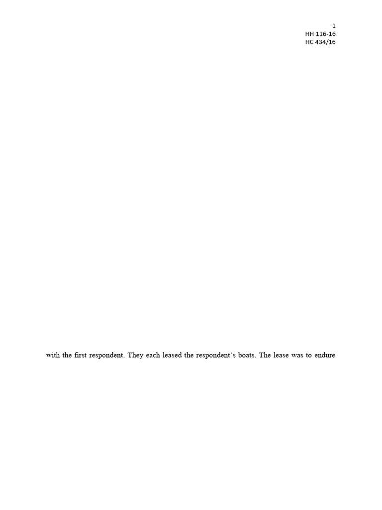 Kabowa V Kapenta Fisheries | PDF