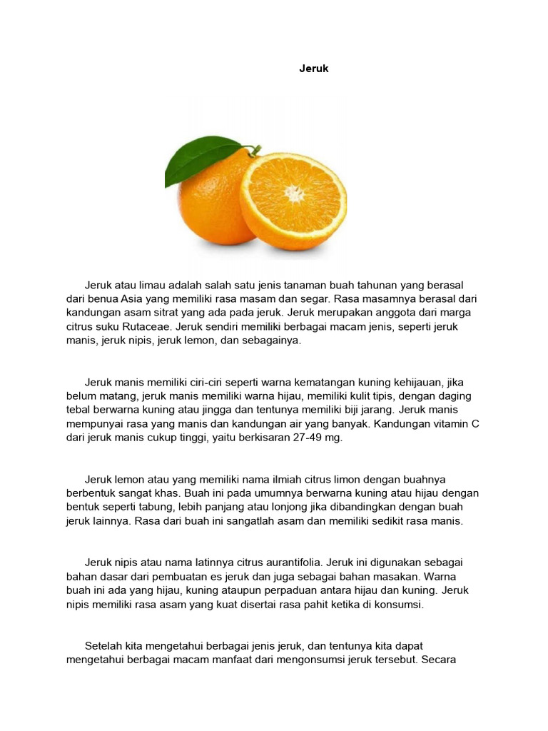 Jeruk | PDF