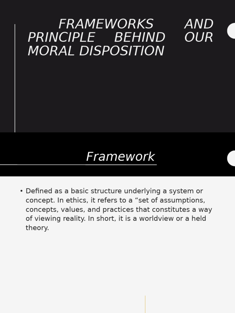 Basic Theories As Frameworks in Ethics | PDF