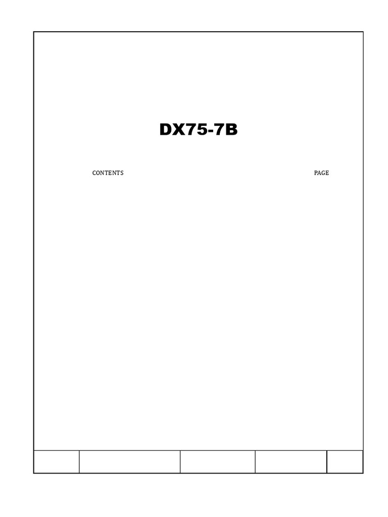 (customer) DX75-7B specsheet (for SALES) | PDF