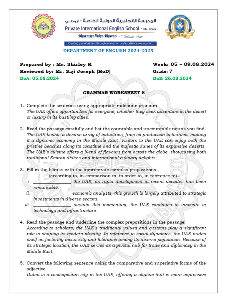 Holiday Grammar Worksheet_5 (1) | PDF