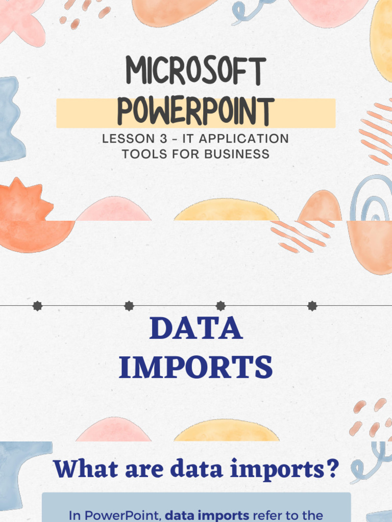 MS Powerpoint Lesson 3. Presentation Development | PDF