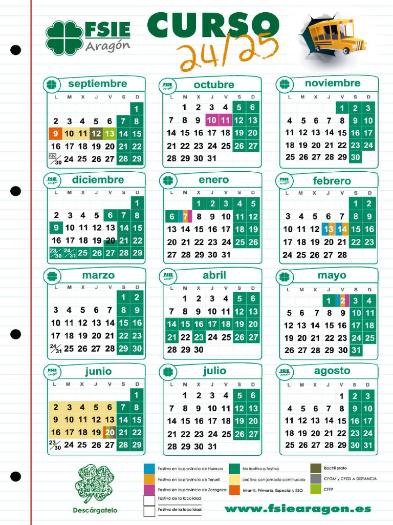 Calendario 2425 | PDF