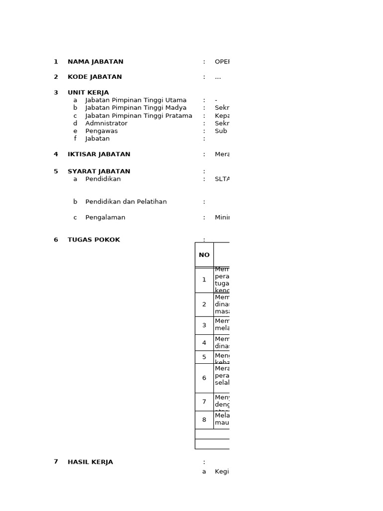 Operator Layanan Operasional Damkar | PDF