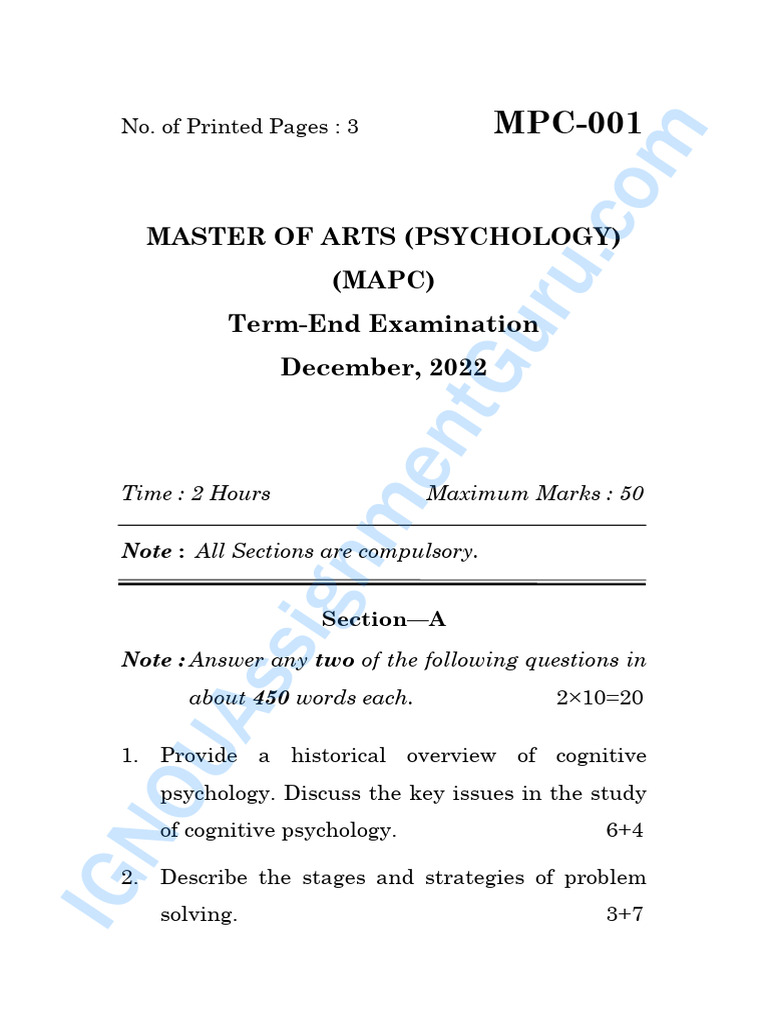 26._Dec_2022 MPC-001 IGNOUAssignmentGuru.com | PDF