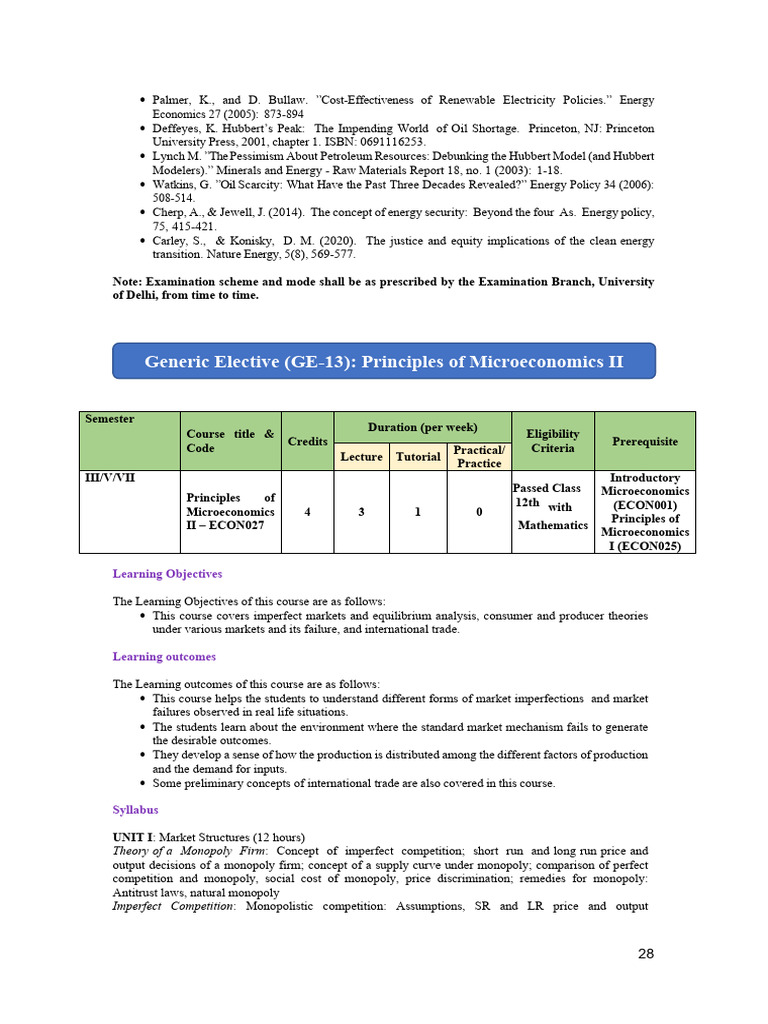 Princ of Micro II SEM III | PDF | Monopoly | Market (Economics)
