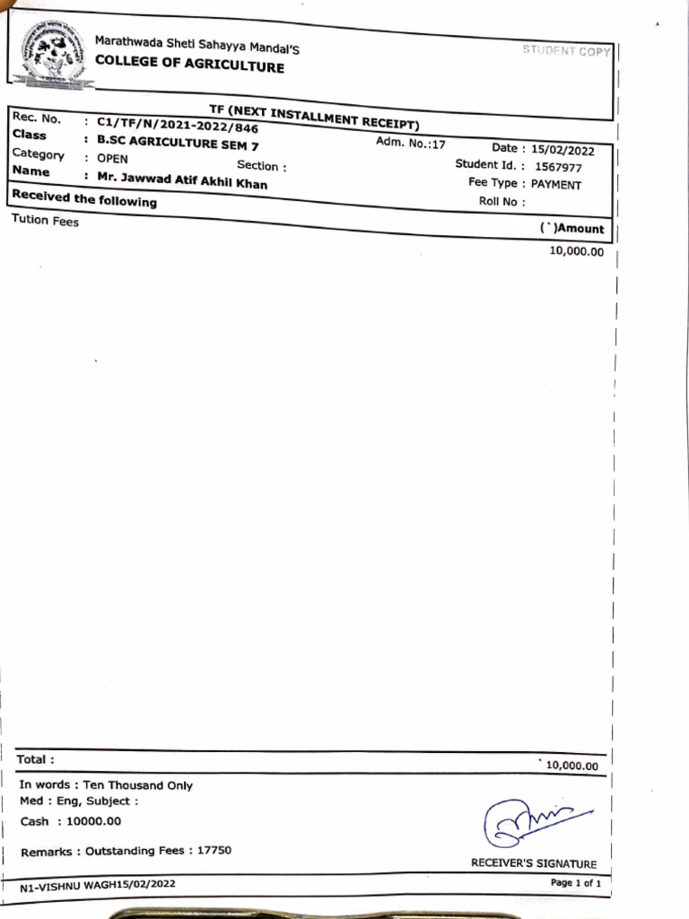 Fees | PDF