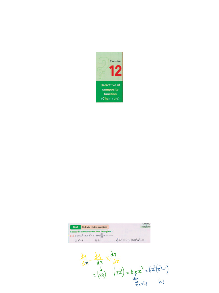 G2 - Derivative of Composite Function (Chain Rule) | PDF